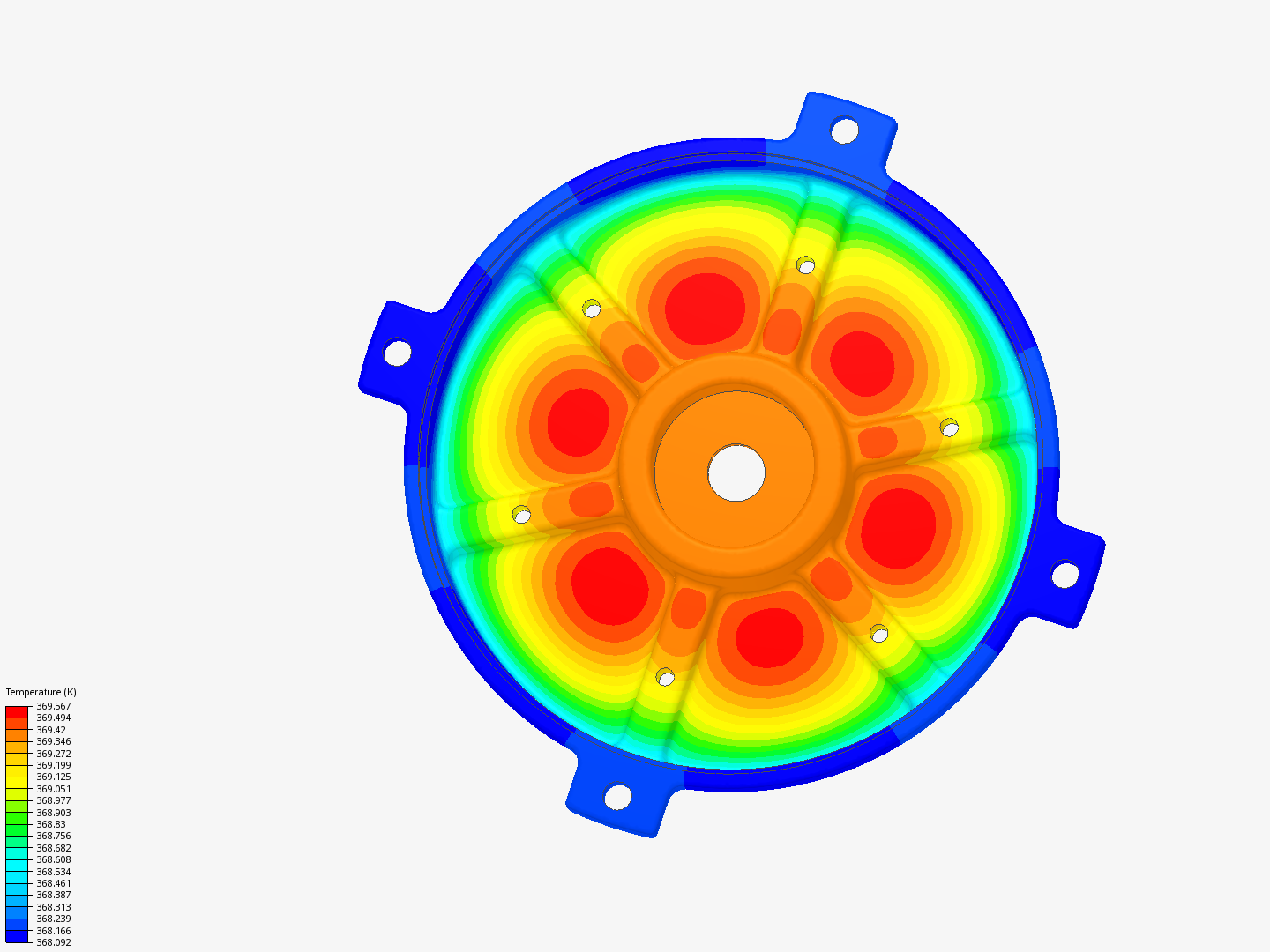 Electric Motor casing by Gurudarshan | SimScale