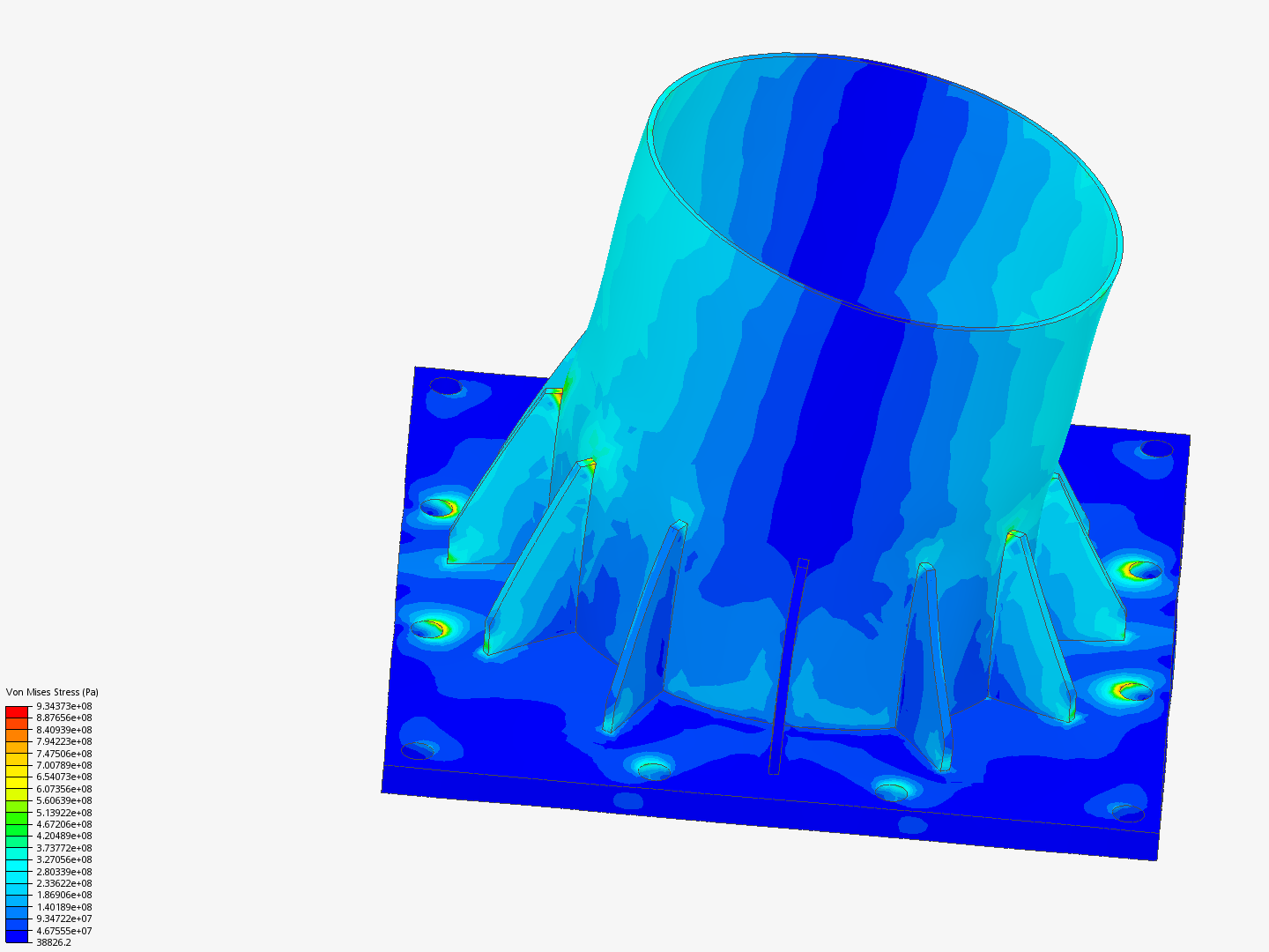 Base Plate by Guzalg | SimScale
