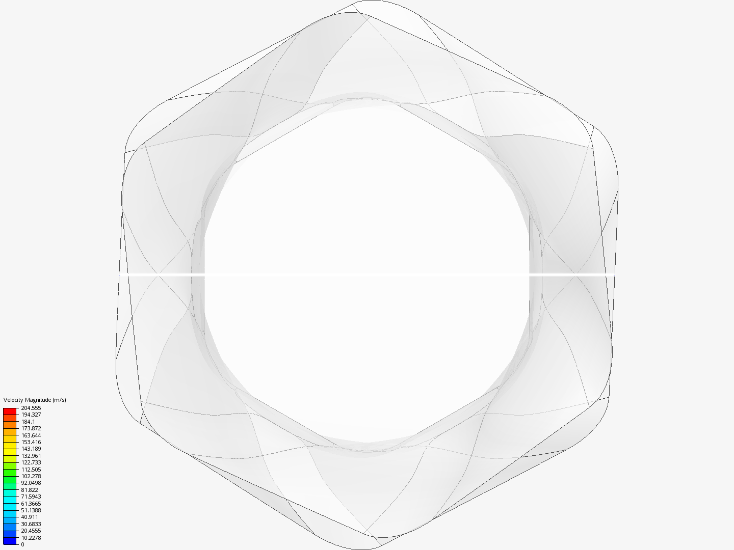 hexa twist port by HVG | SimScale