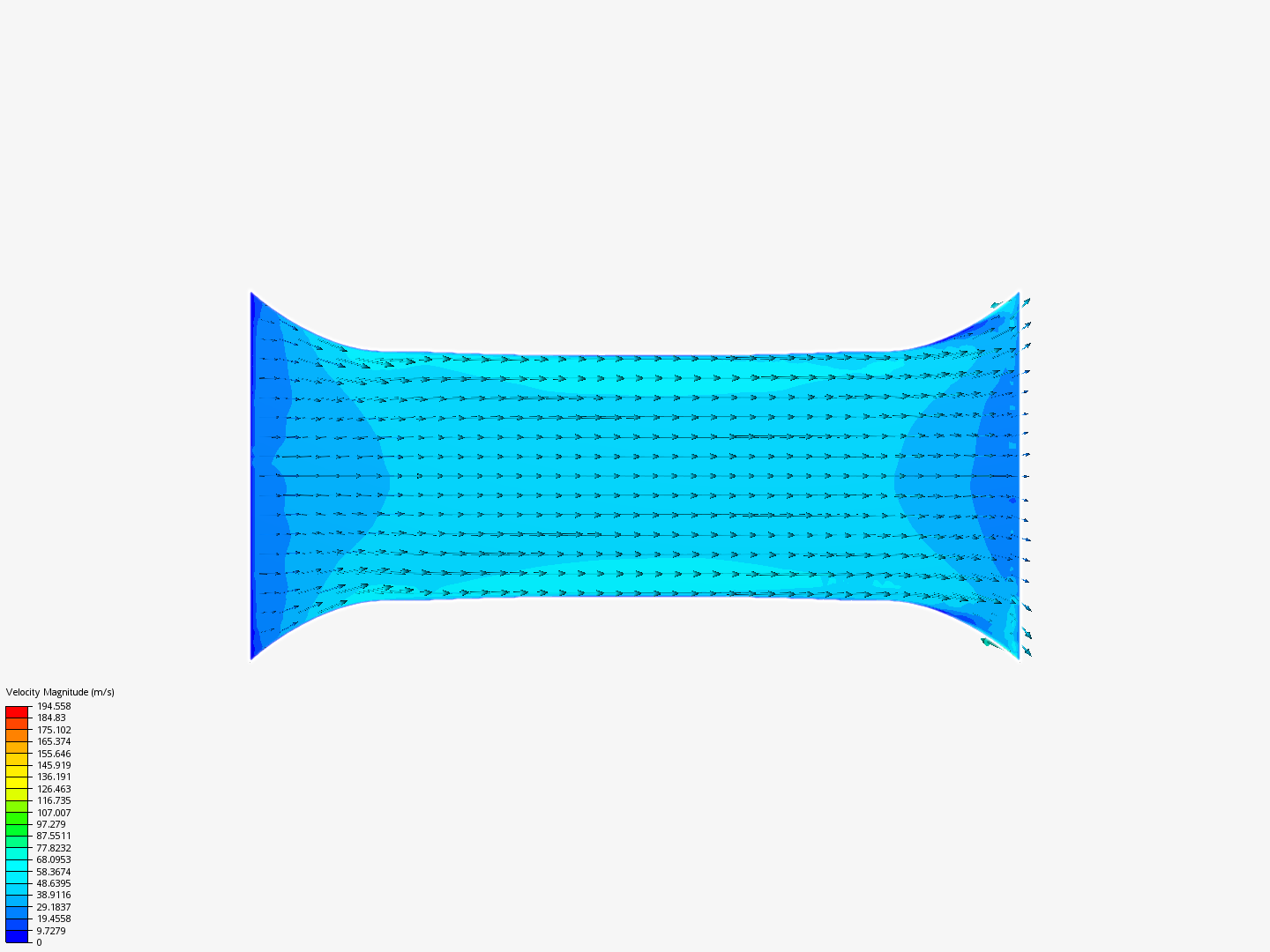 hexagonal straight port by HVG | SimScale