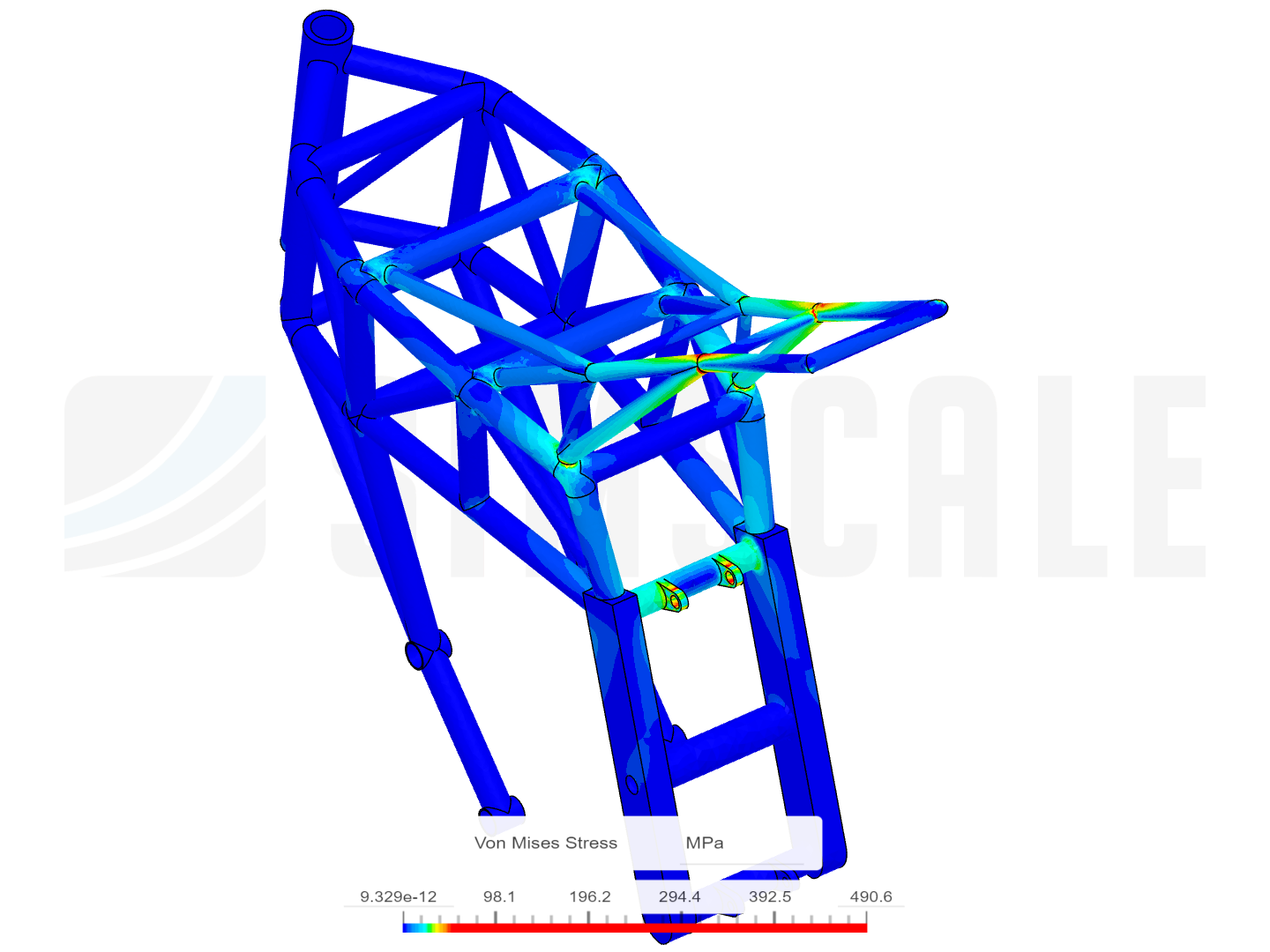 Motorcycle Chassis Simulation by Hara | SimScale