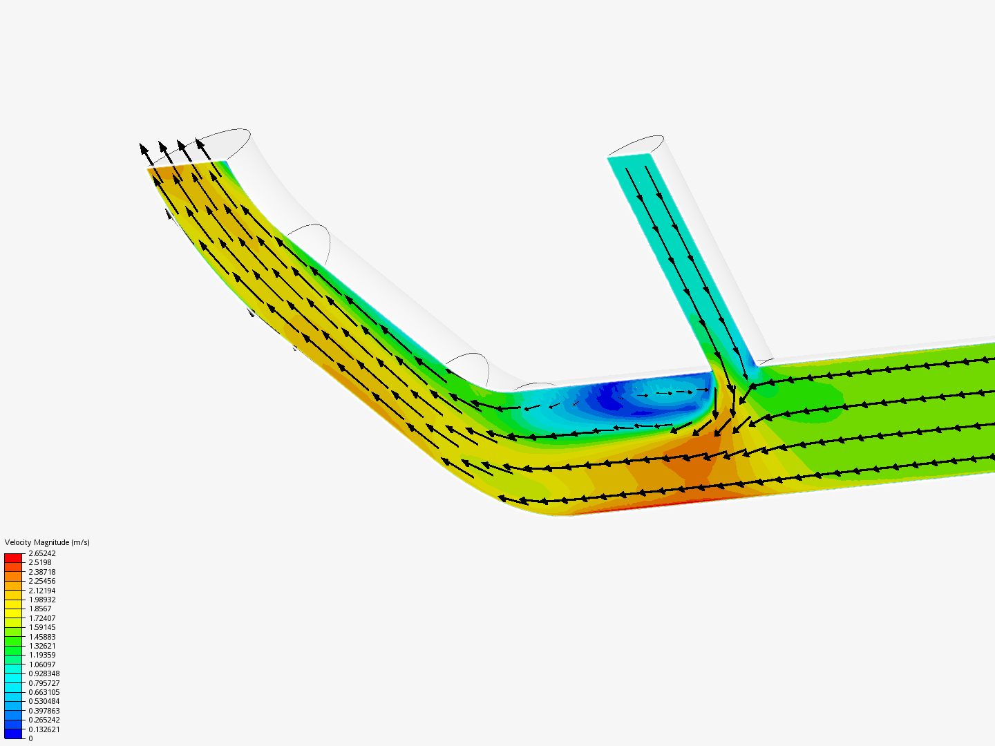 Tutorial 2: Pipe junction flow - Copy by Holllup | SimScale