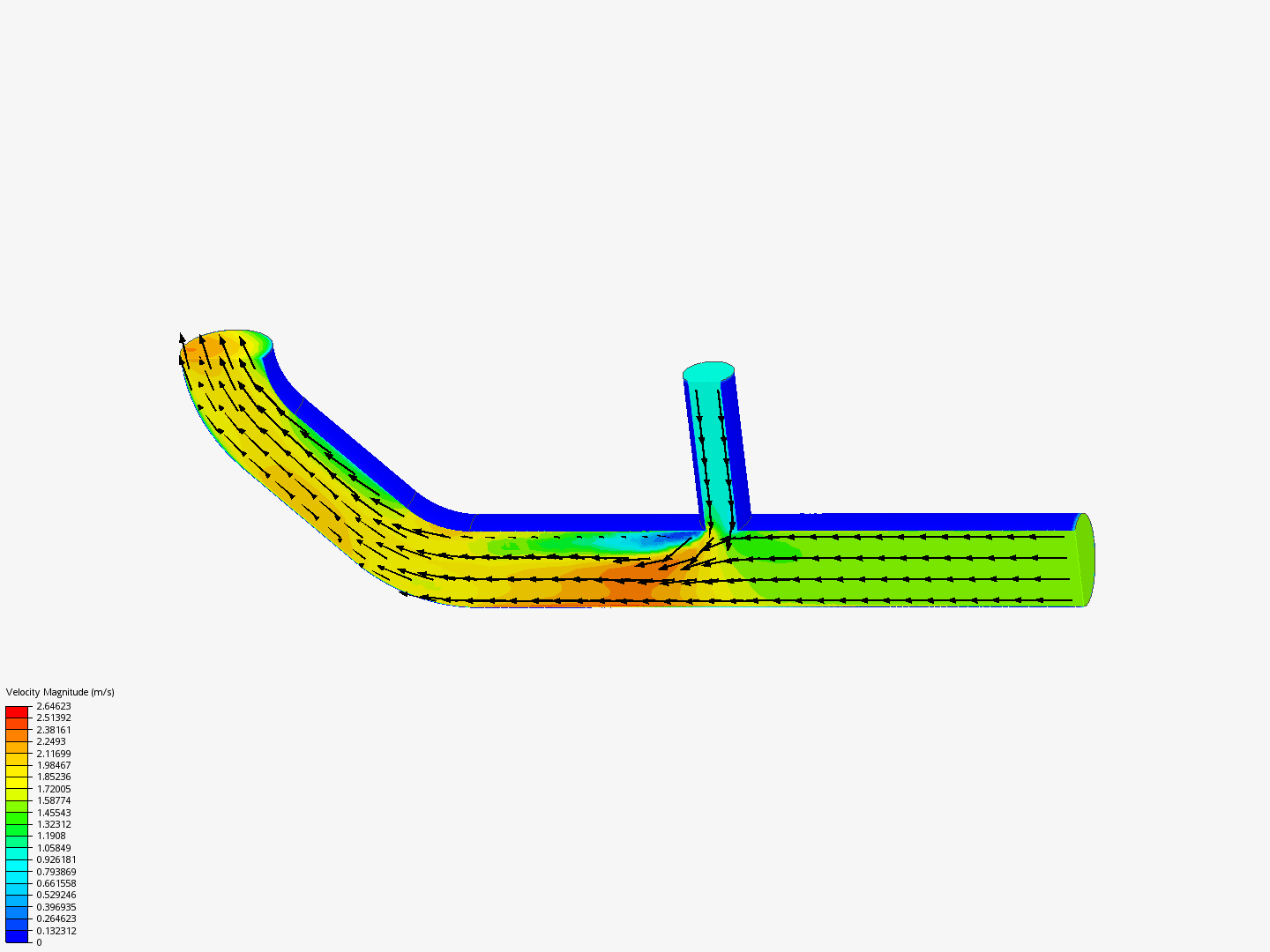 Tutorial 2: Pipe junction flow by Ibrahim_Said | SimScale