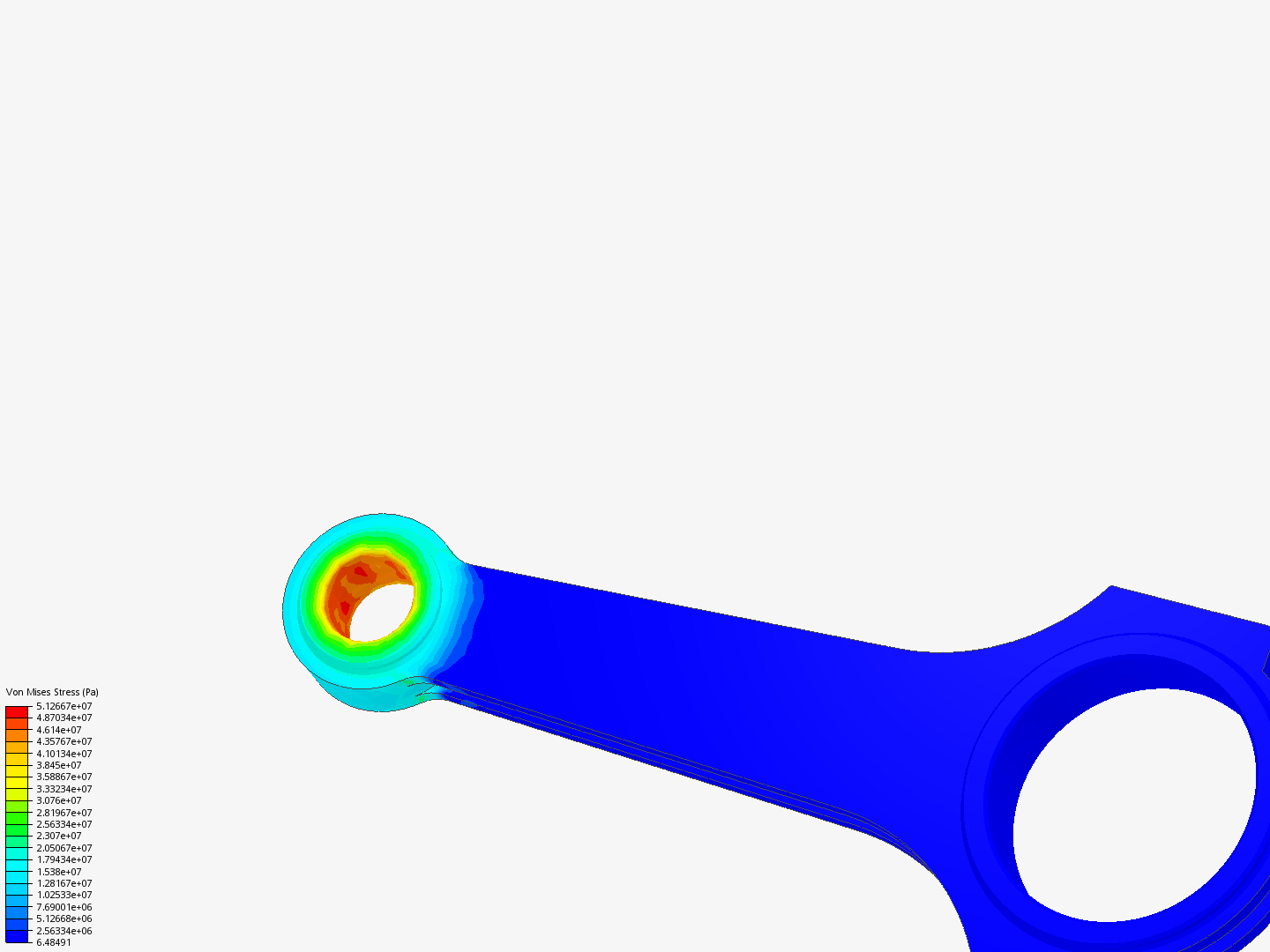 Tutorial 1: Connecting rod stress analysis by Ironman1127 | SimScale