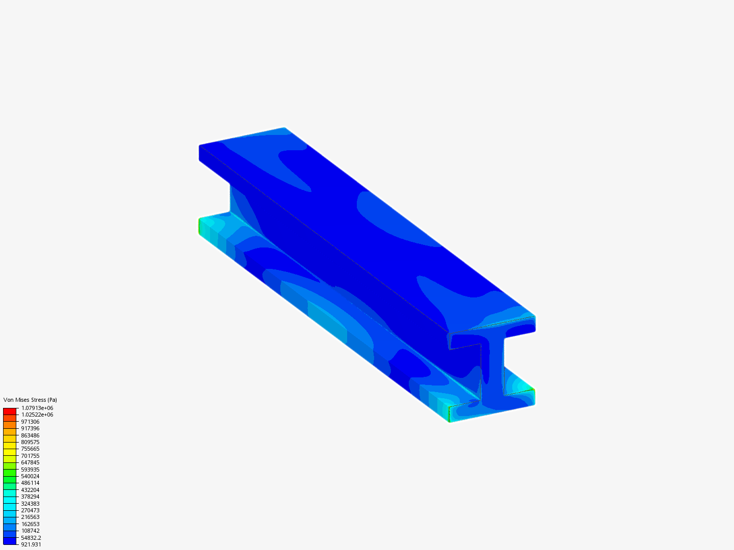 Viga en I by Irvinmunoz | SimScale