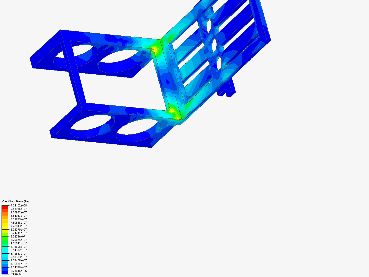 Pilot Seat Frame by JSFerguson | SimScale