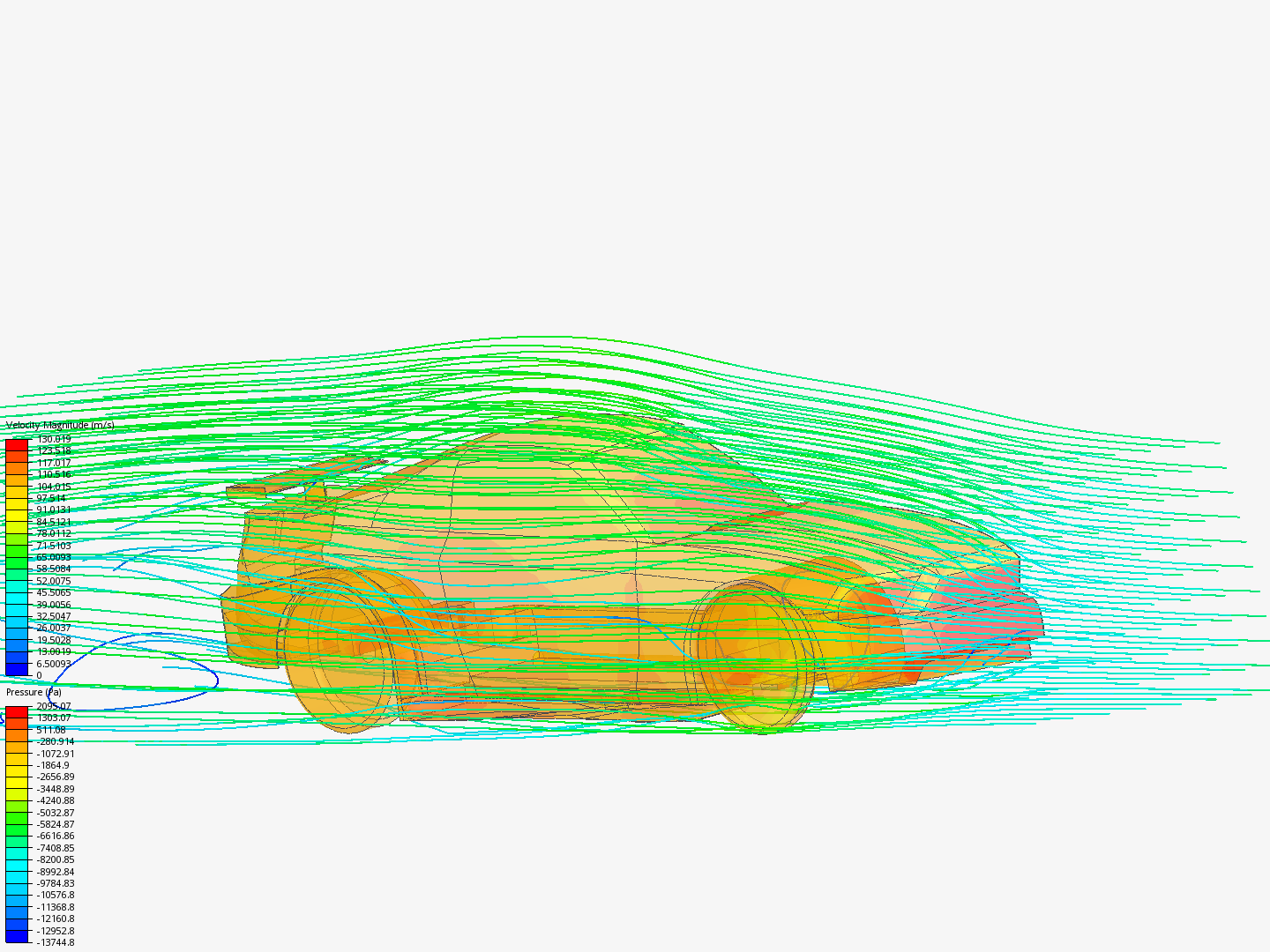 aero test medium rear wing by Jacob2010 | SimScale