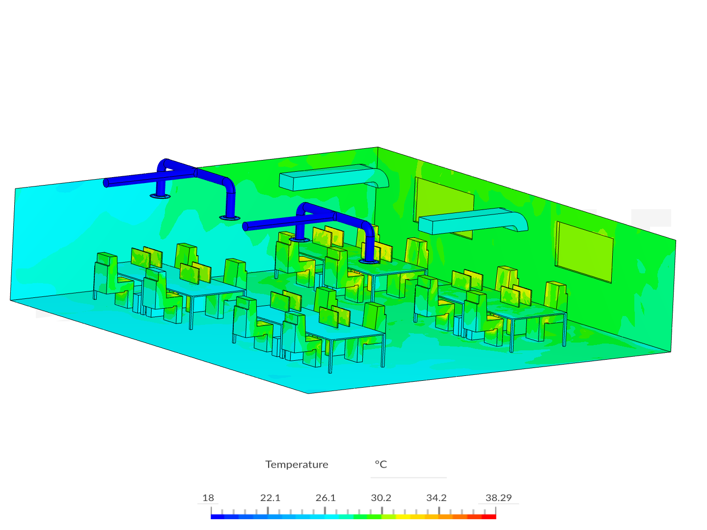 Office Room Thermal Comfort v2 by JacopoTonti | SimScale