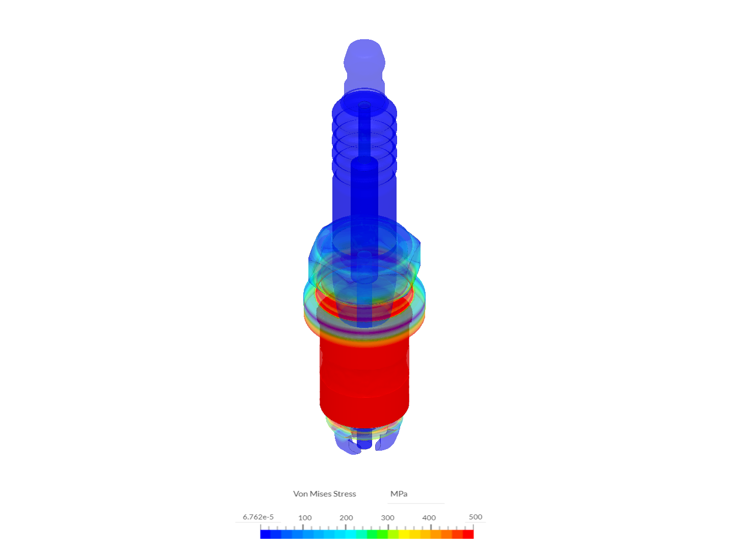 Thermomechanical Analysis of a Spark Plug by Jon_Wilde | SimScale