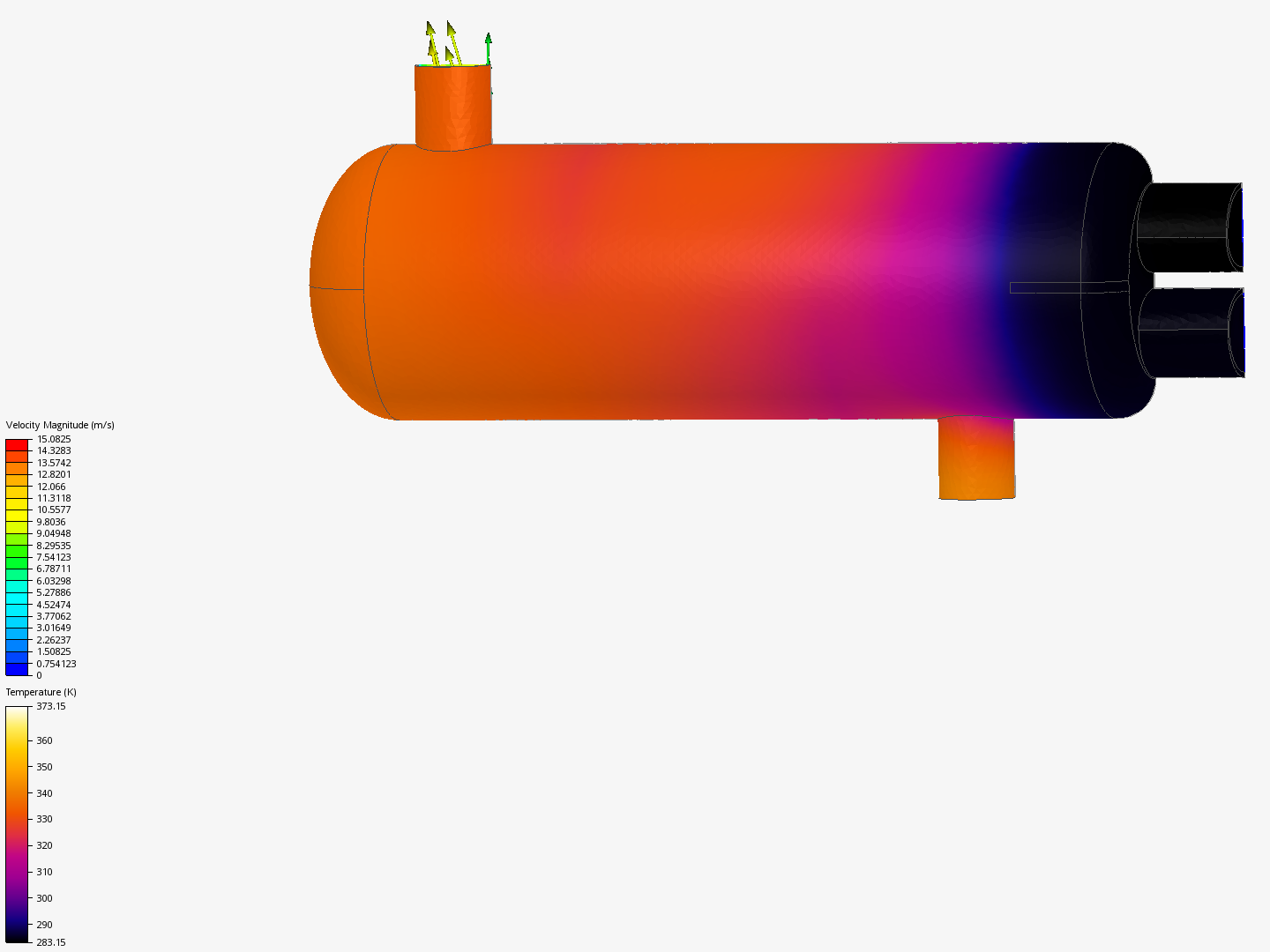 Tutorial: U type Heat Exchanger by Jose_Miguel | SimScale