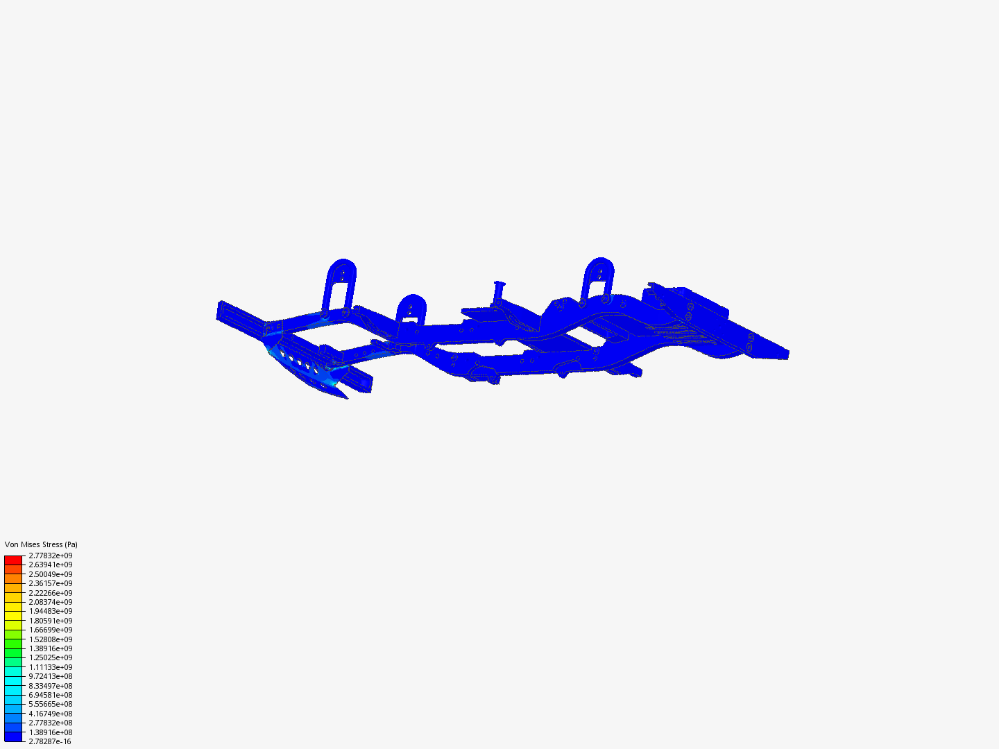 Mahindra Ev chassis by Karan4015 | SimScale