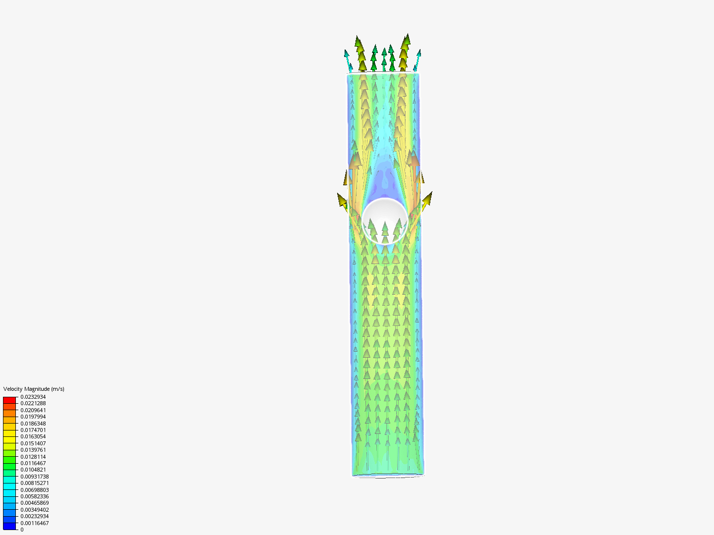 Tubo con esfera by KarenSandoval | SimScale