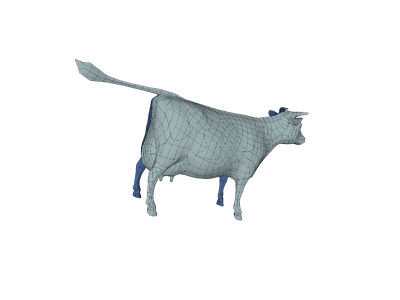 Aerodynamics of a cow by Kevee | SimScale