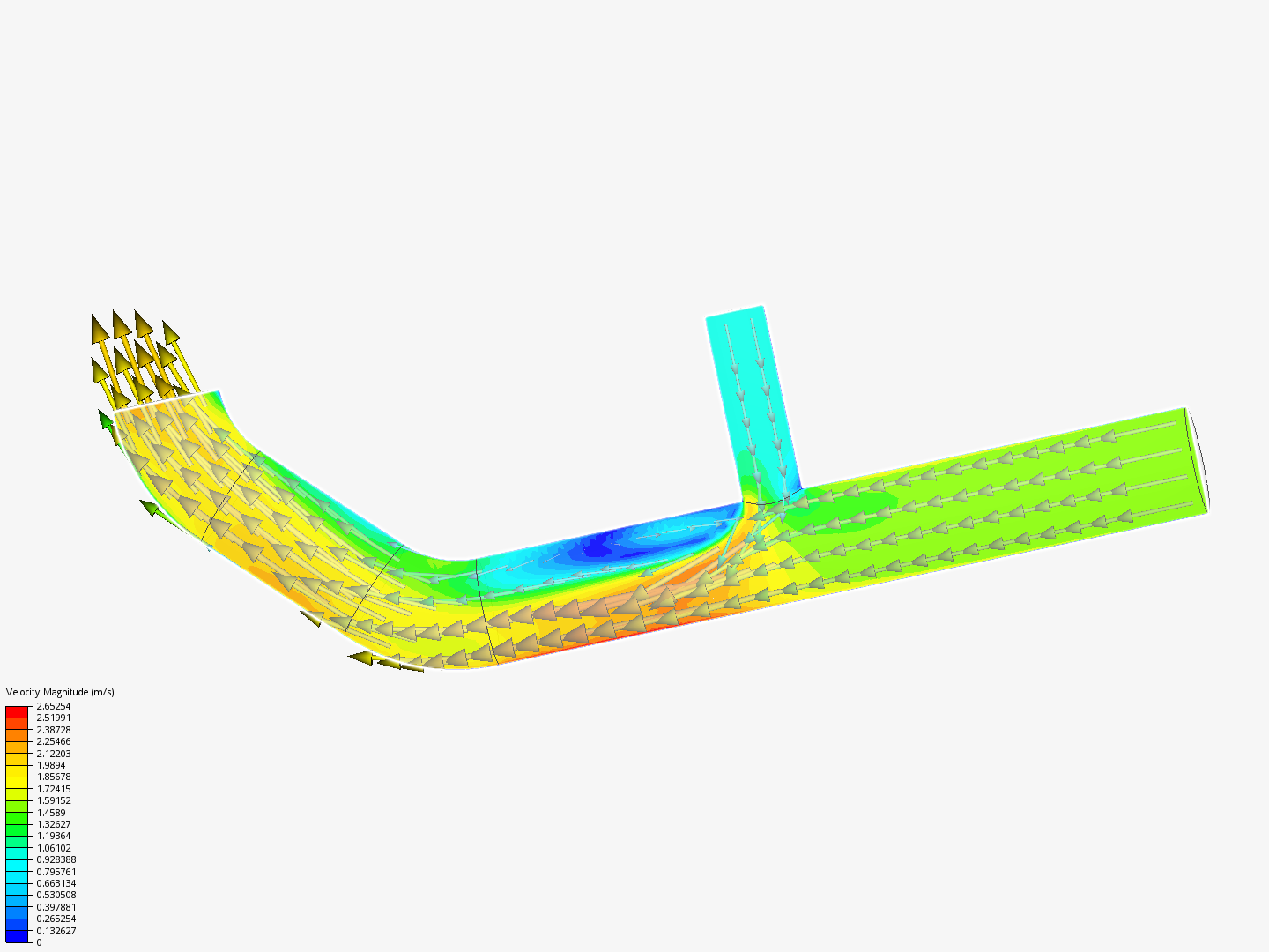 Tutorial 2: Pipe junction flow - Copy by Kit322 | SimScale