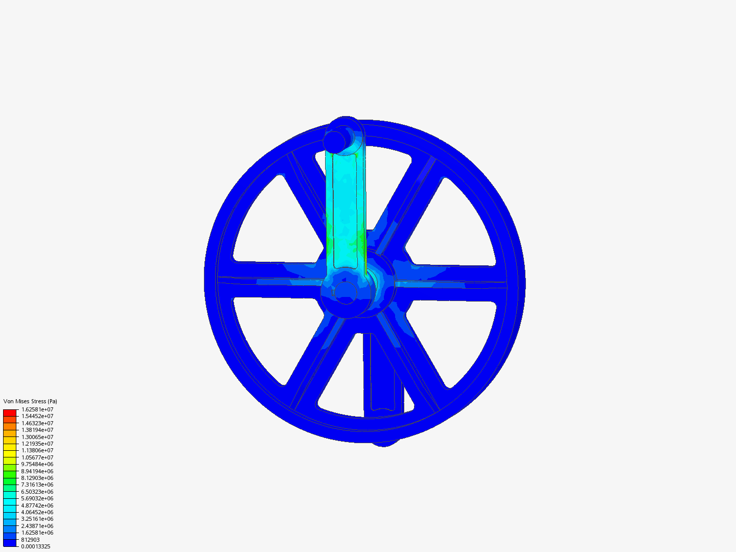 Simulation of a Crank Assembly - Copy by KurtJustin | SimScale