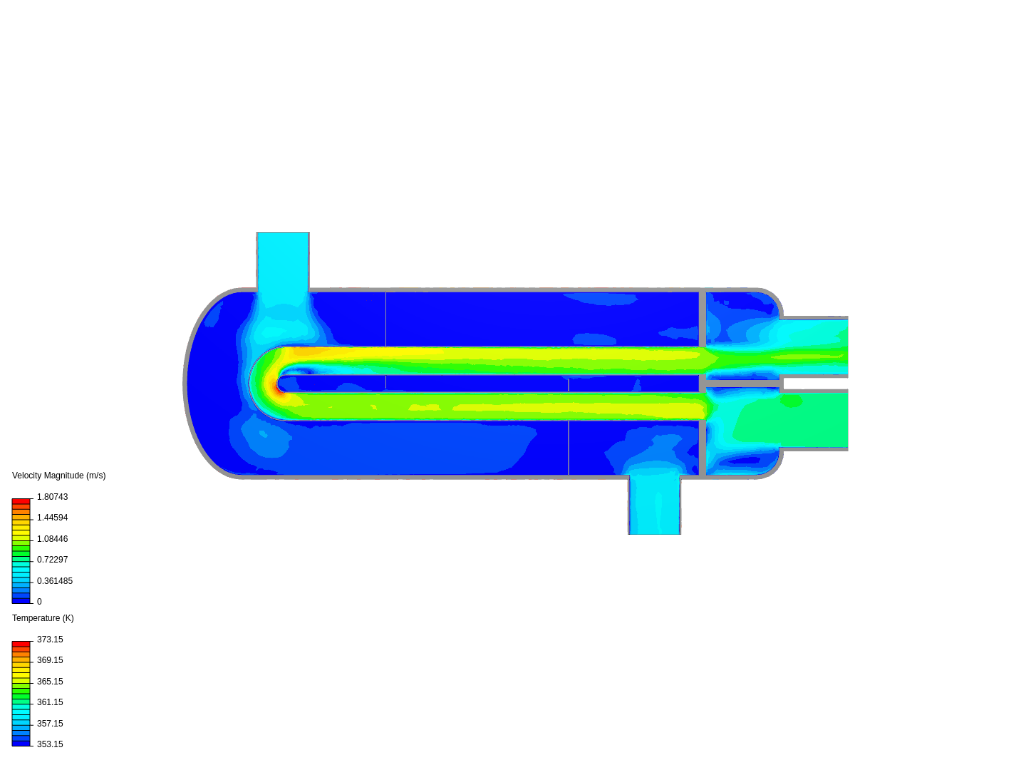 shell and tube by LM_irving15 | SimScale