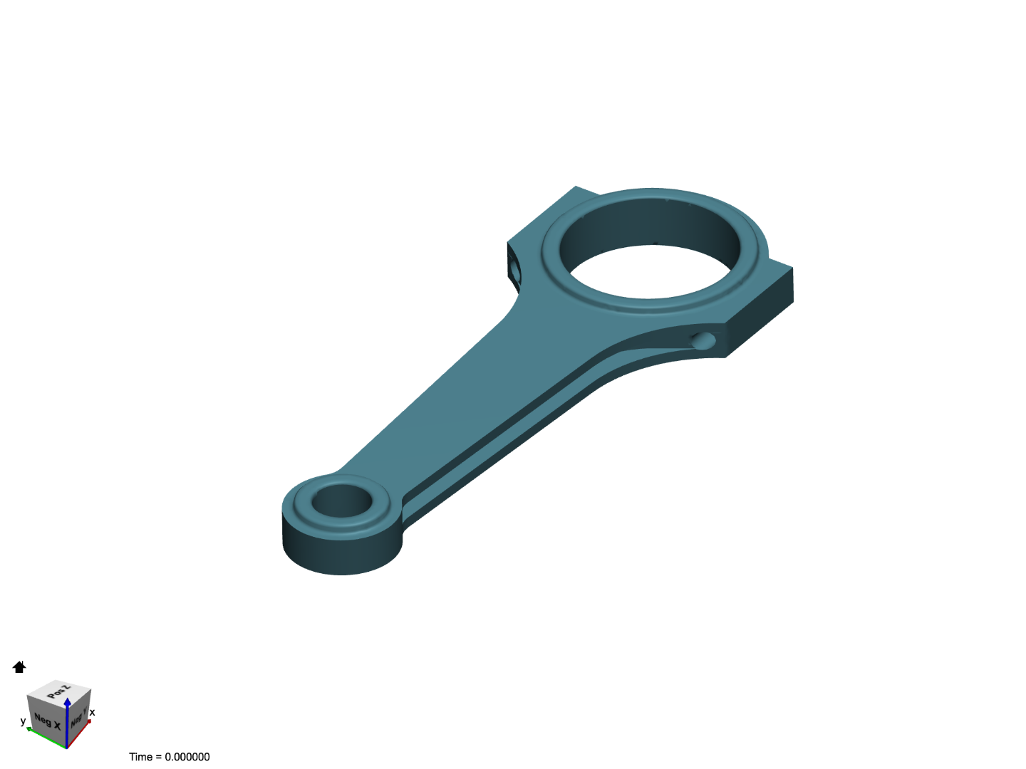 Tutorial-01: Connecting rod stress analysis by LST | SimScale