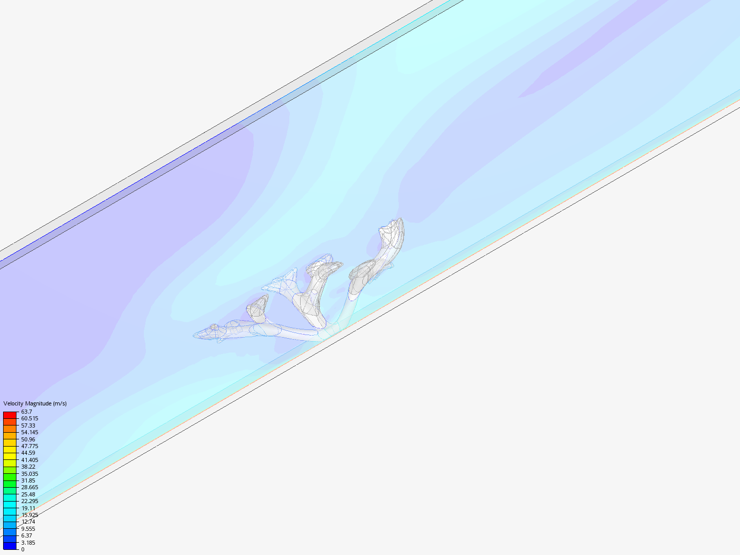 Coral fluid dynamics test by L_Zxin | SimScale