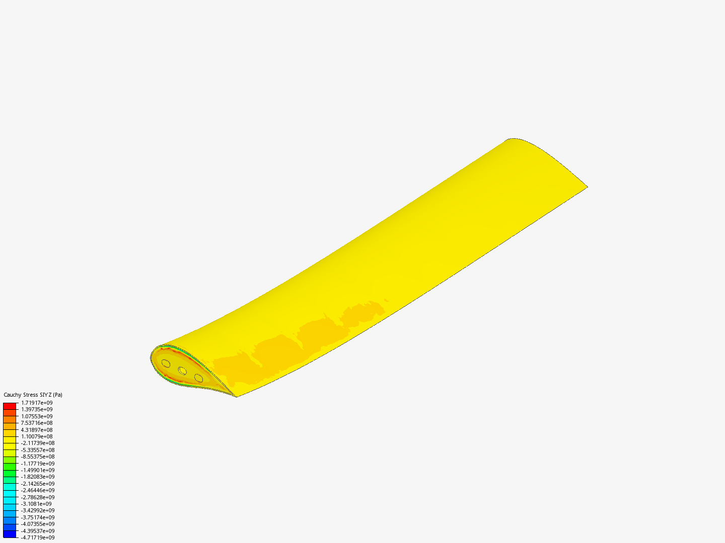 Aircraft WIng Simulation by LeilaA | SimScale