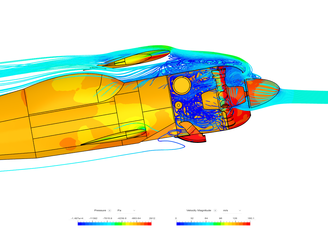 Engine Cowling Flow - Copy by Leo_Zhang | SimScale