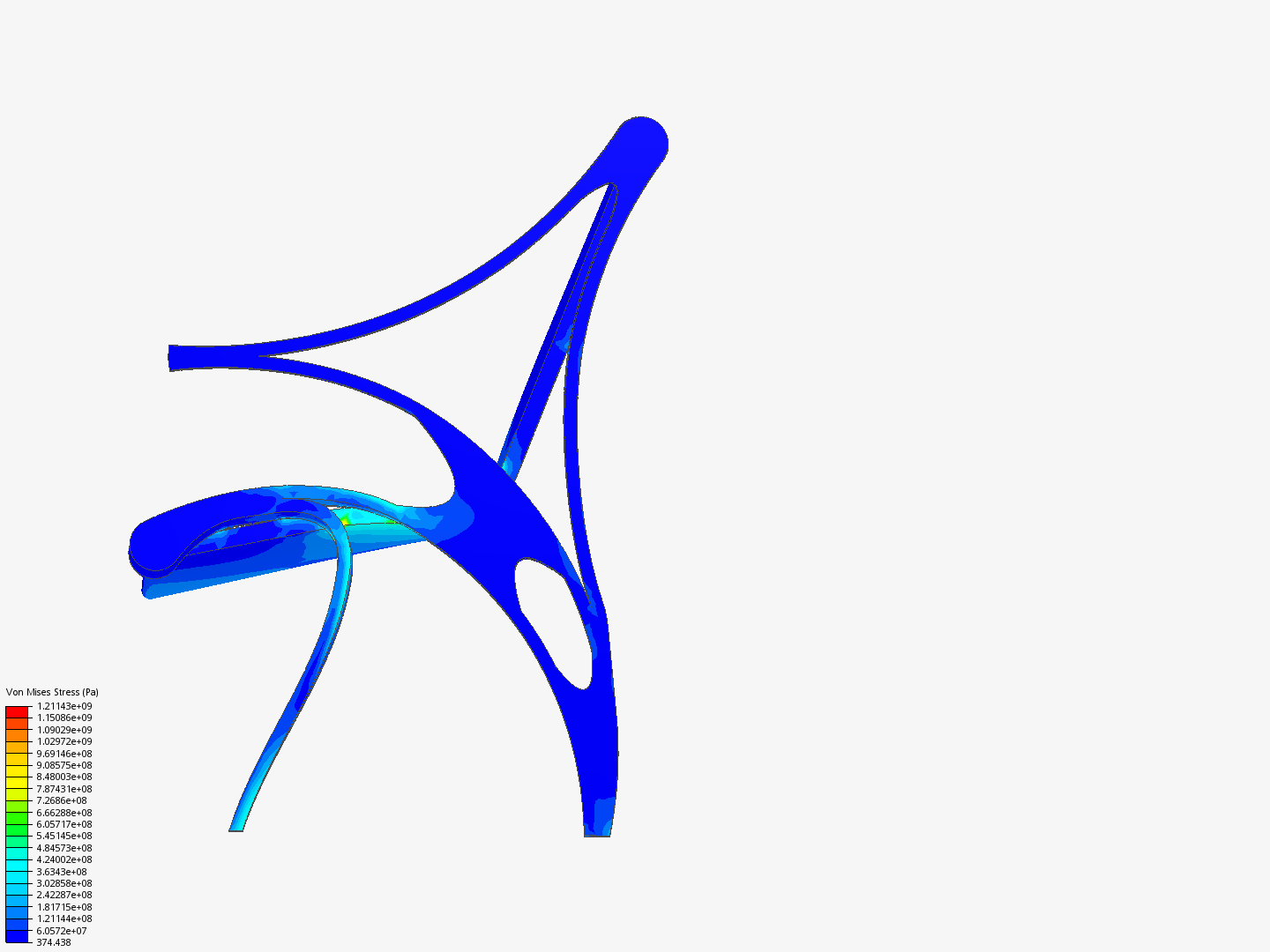 Chair simulation by LinenDiagram495 | SimScale