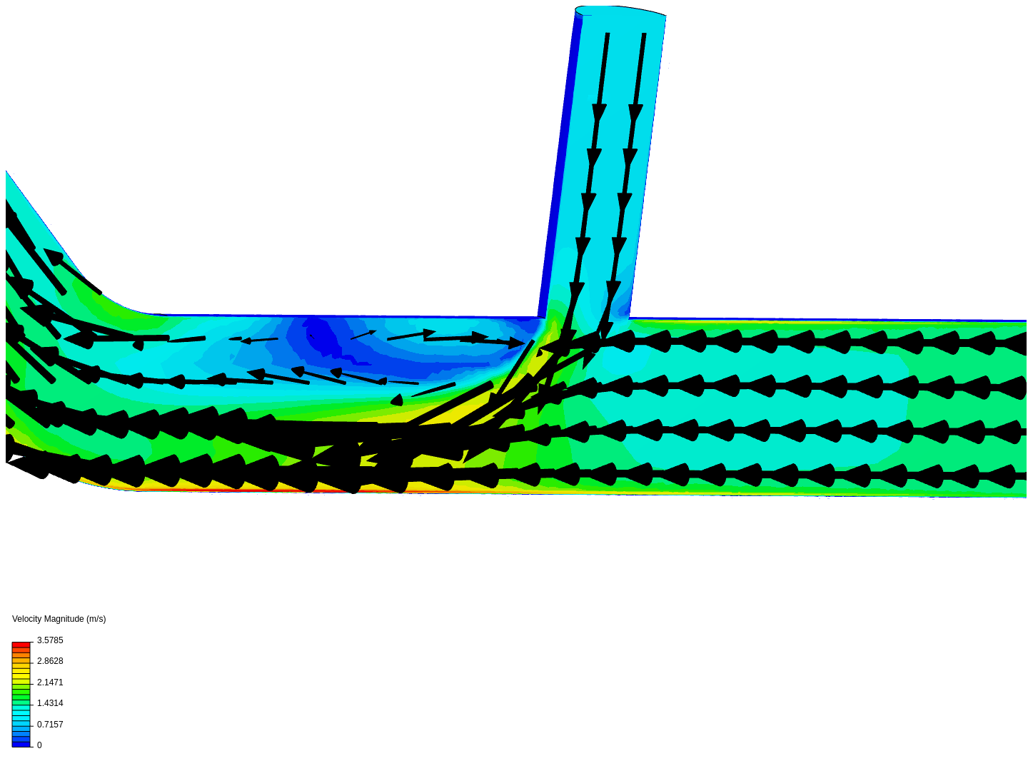 Tutorial 2: Pipe junction flow by Lockheed_1299 | SimScale