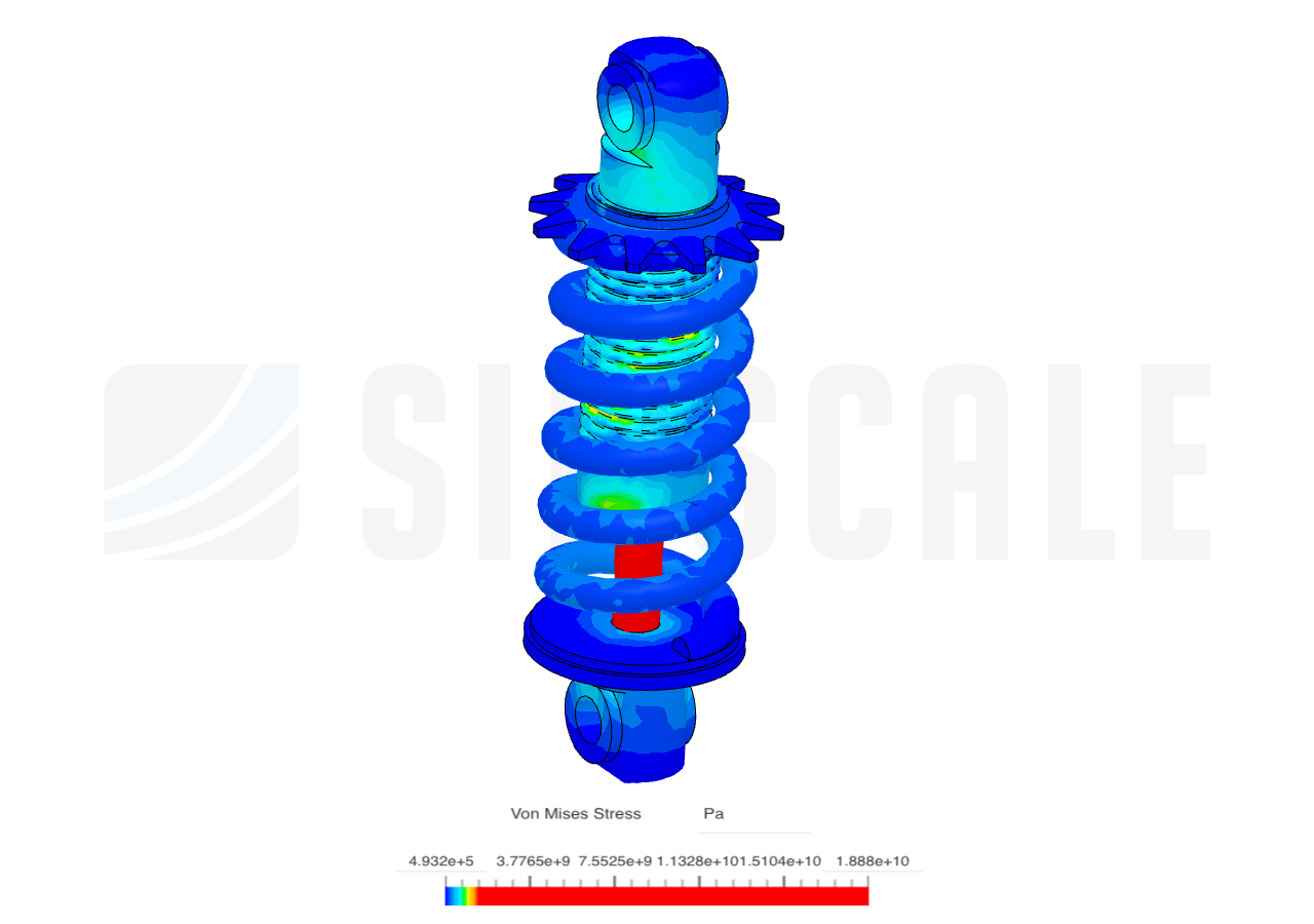 shock absorber by MANCHARLE | SimScale