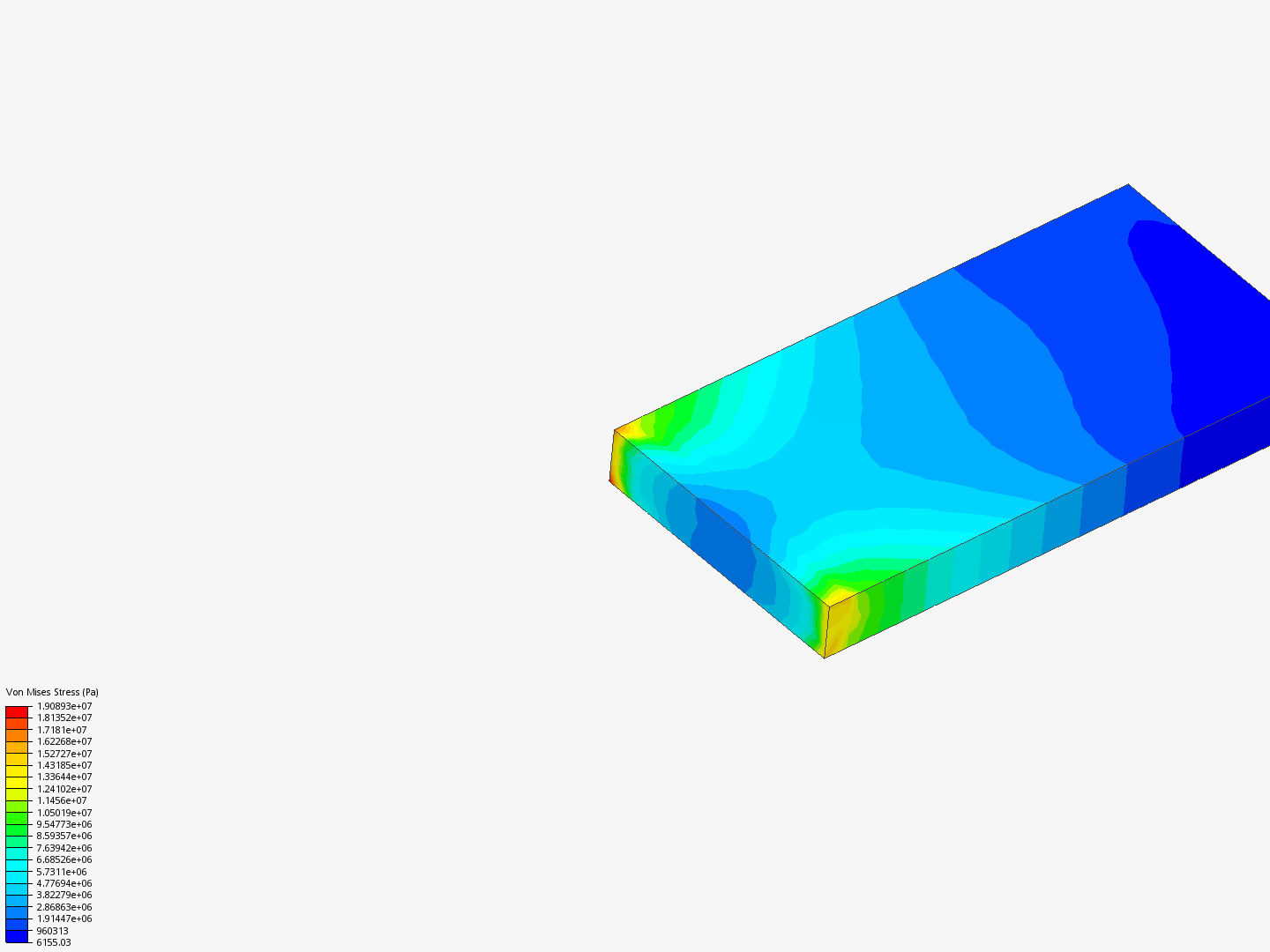 First FEA analyise by MB37G2H0 | SimScale