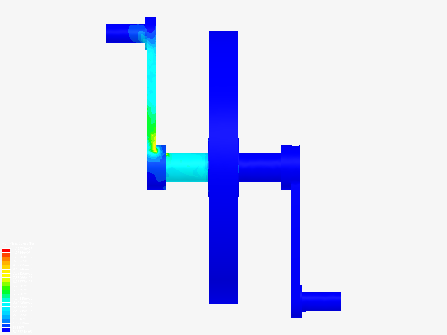 Simulation of a Crank Assembly - Copy by MIFontanilla | SimScale