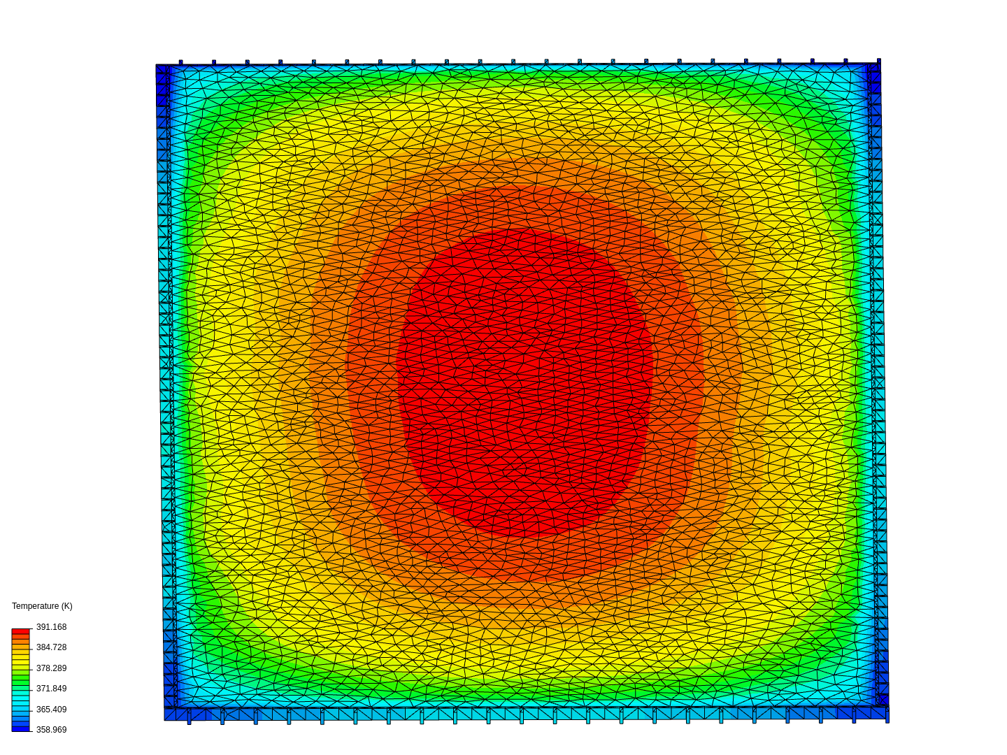 PV Cooling - Al Heat Sink by MSCBandara | SimScale