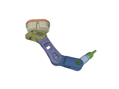 Robotic Arm Stress Analysis by MSThaheem | SimScale