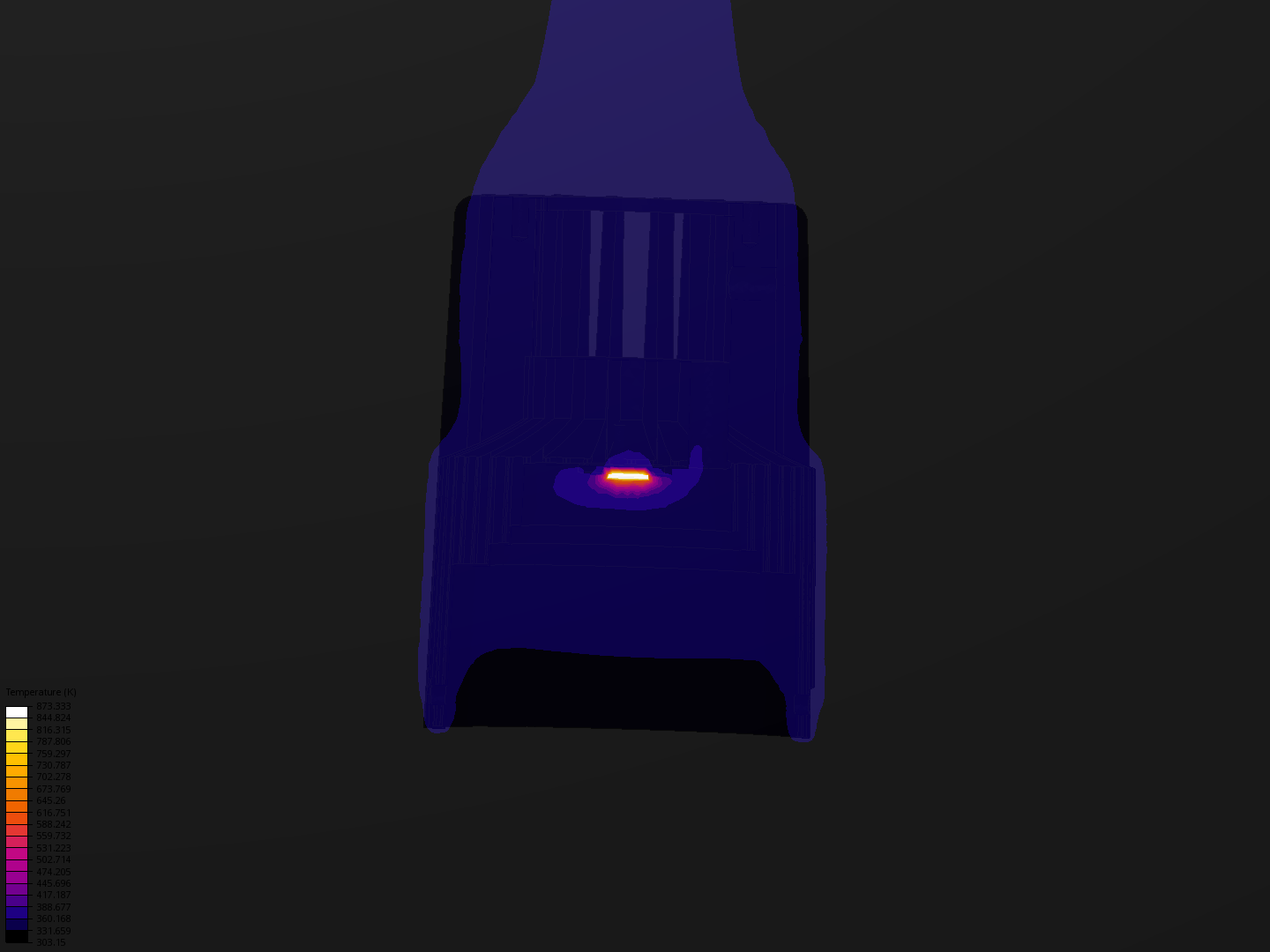 Downlight thermal sim 2 by MananS | SimScale