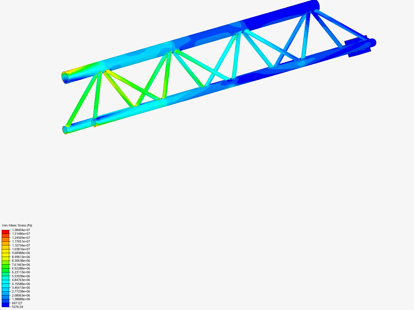 Tutorial - Linear static analysis of a crane by Mario_Bro | SimScale
