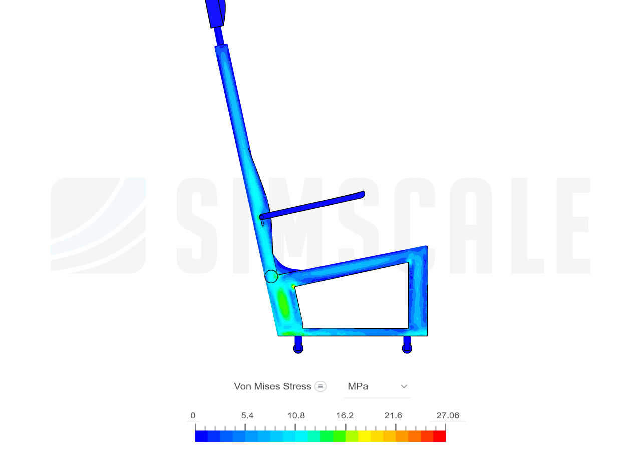 Pilot Seat Frame V1 by Mathwhiz5 | SimScale