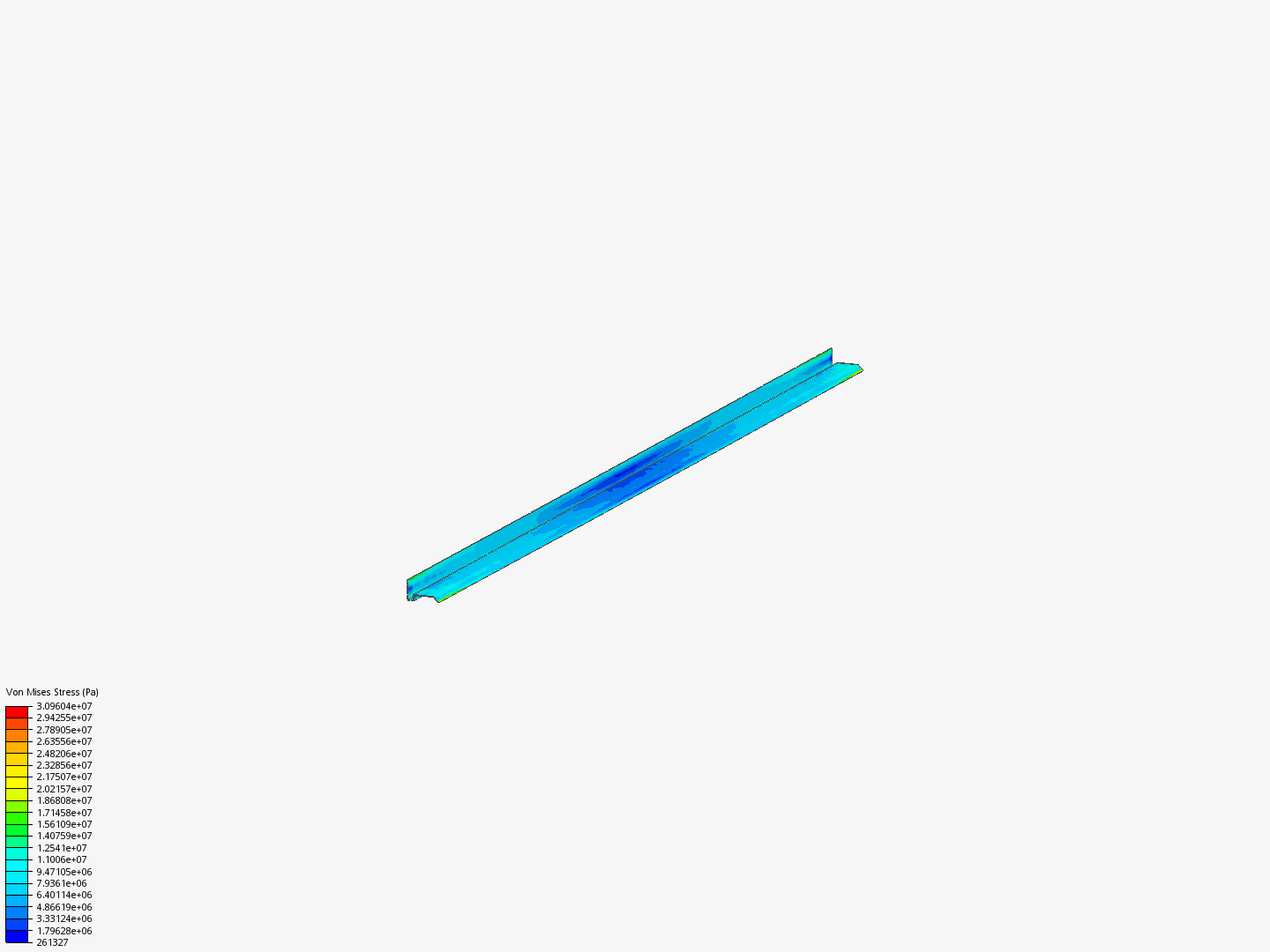 bending test by Mehool06 | SimScale