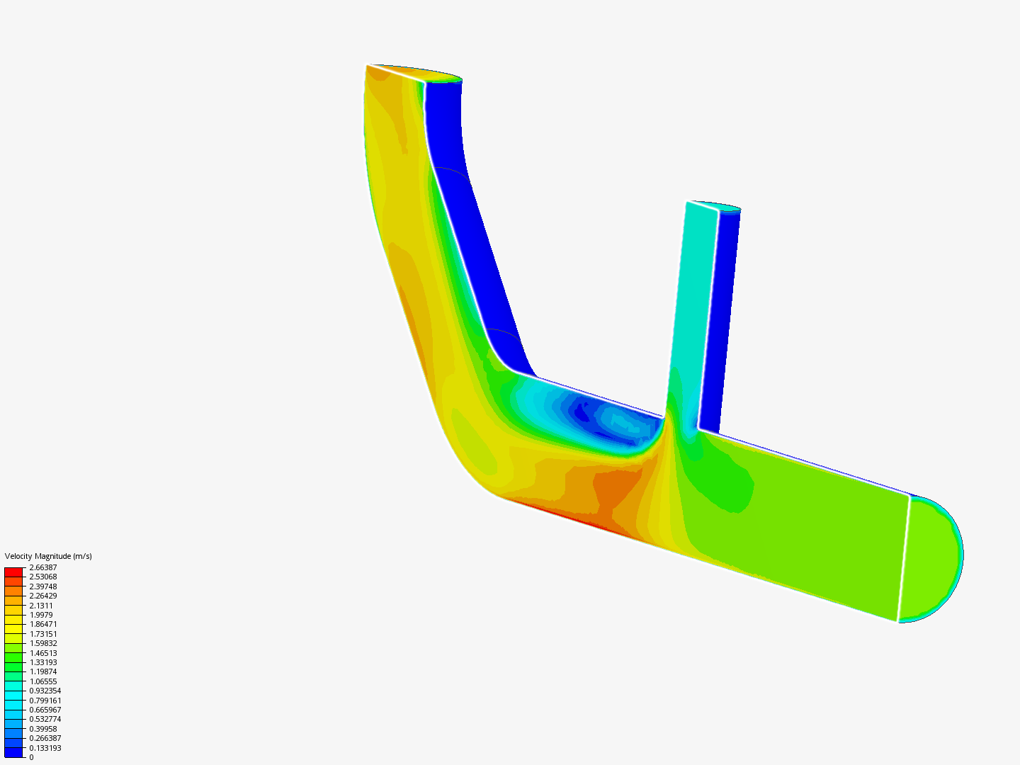 Tutorial 2: Pipe junction flow by Mikail | SimScale