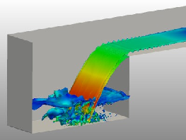 Waterfall Multiphase Flow Simulation Free Surface by Milad_Mafi | SimScale
