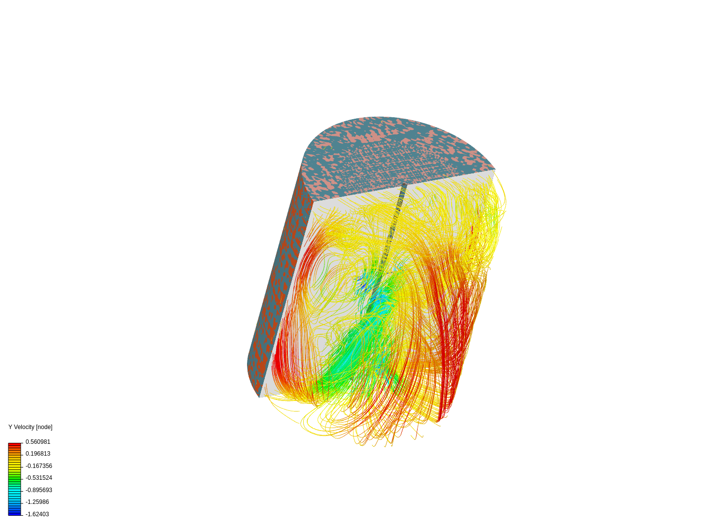 first simulation of mixer by Mohamed_mohamed | SimScale