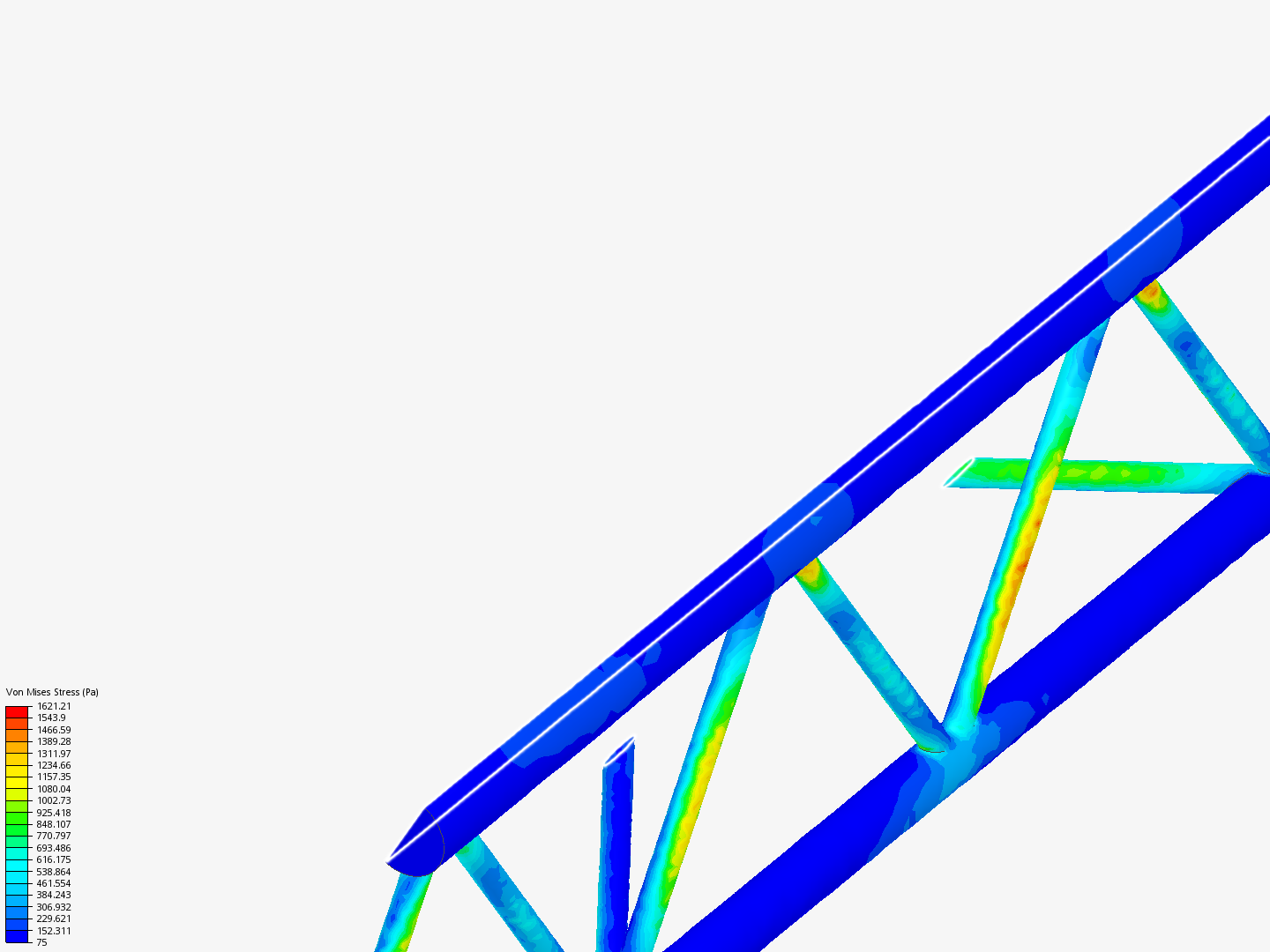 Tutorial - Linear static analysis of a crane by Montage | SimScale