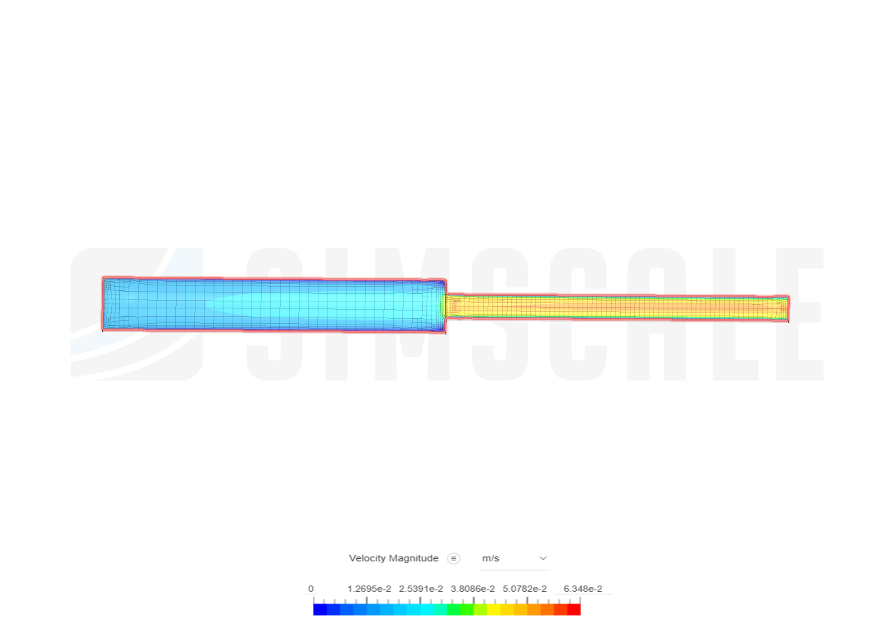 Incompressible flow through a pipe by Nabiscoboy115 | SimScale