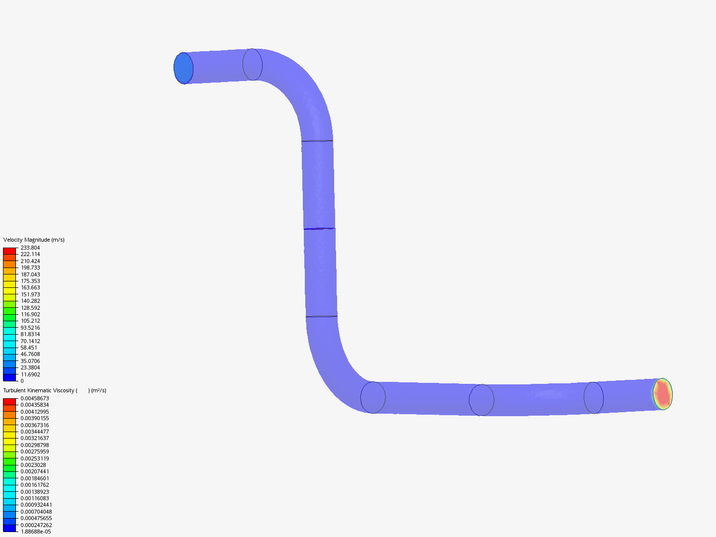 Pipe simulation by Nadeepa | SimScale