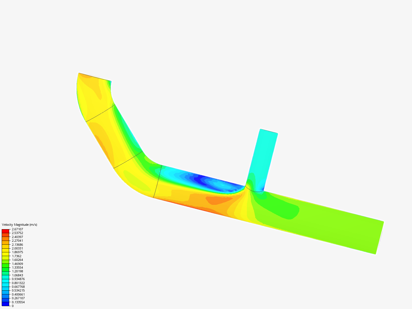 Pipe CFD Simulation by NatWx | SimScale
