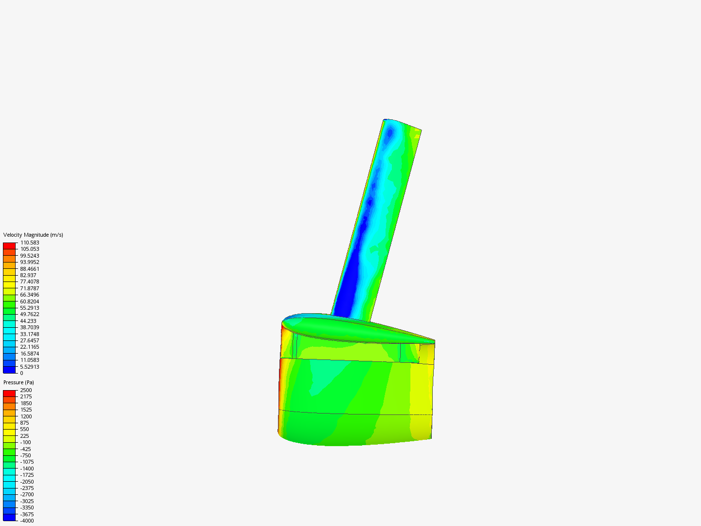 CFD STUB WING NACA 0015-0012 by Nils2026 | SimScale...