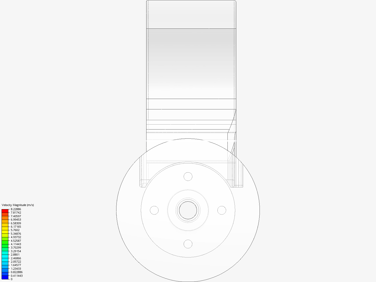Radiator fan duct v2 by Nucklon | SimScale