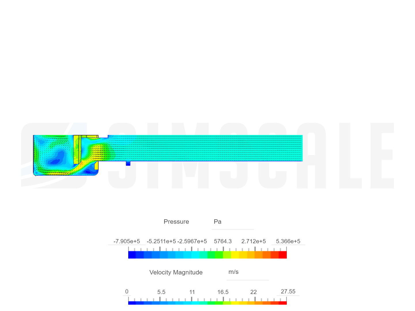 spring loaded check valve mesh by Nurul_Syazwani | SimScale