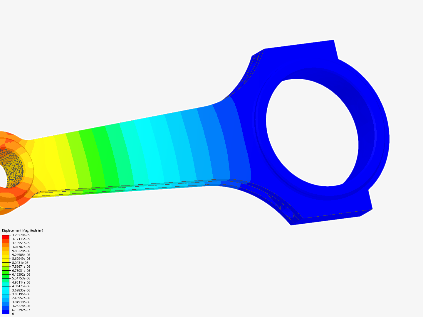 Tutorial 1: Connecting rod stress analysis by Nvanderwielen | SimScale