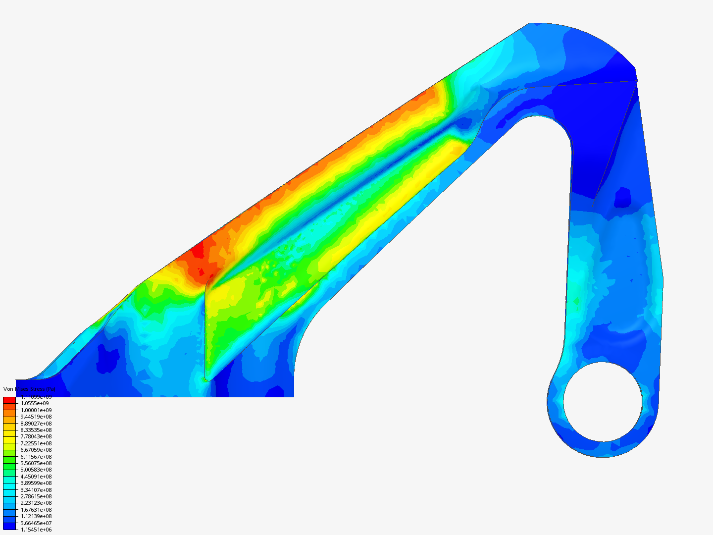 Plate 2: Nonlinear Analysis of Aircraft Engine Bearing Bracket - SA2 ...