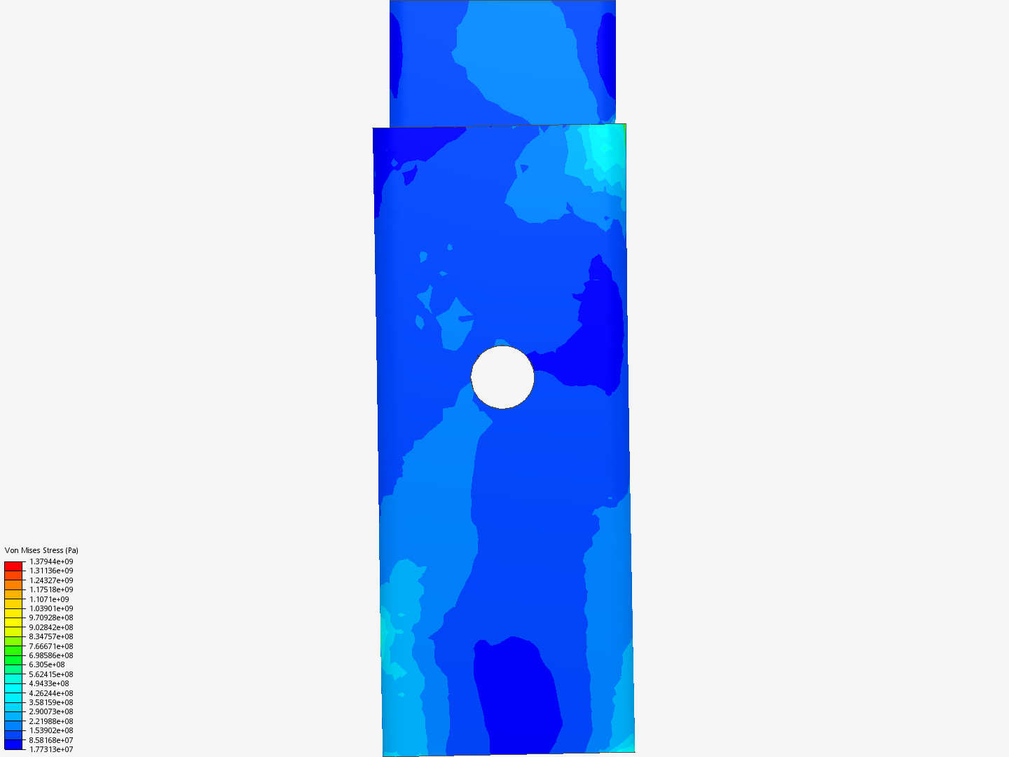 Concept telescopic lifting device by PGeng | SimScale