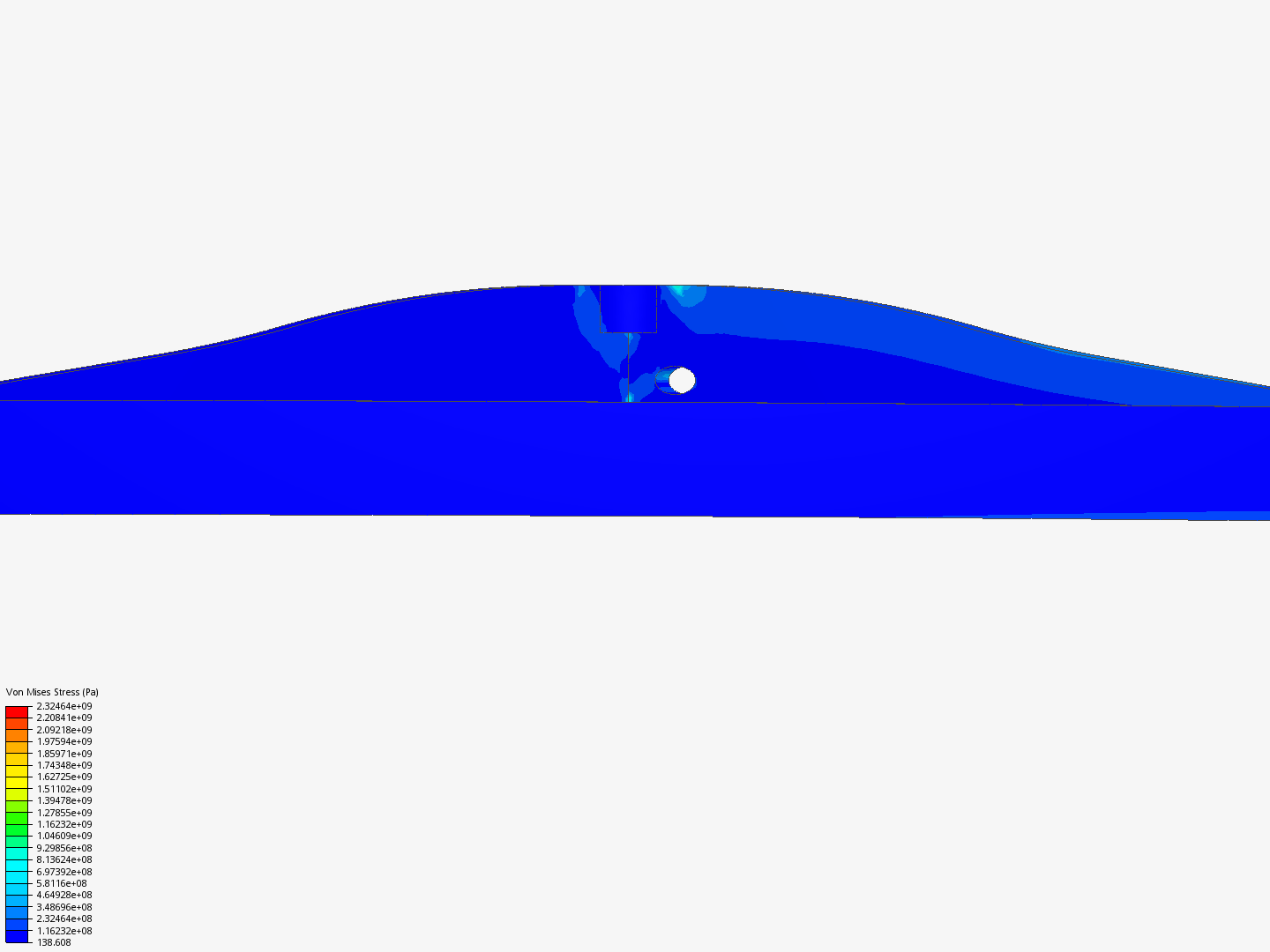 non linear contact test by PGeng | SimScale