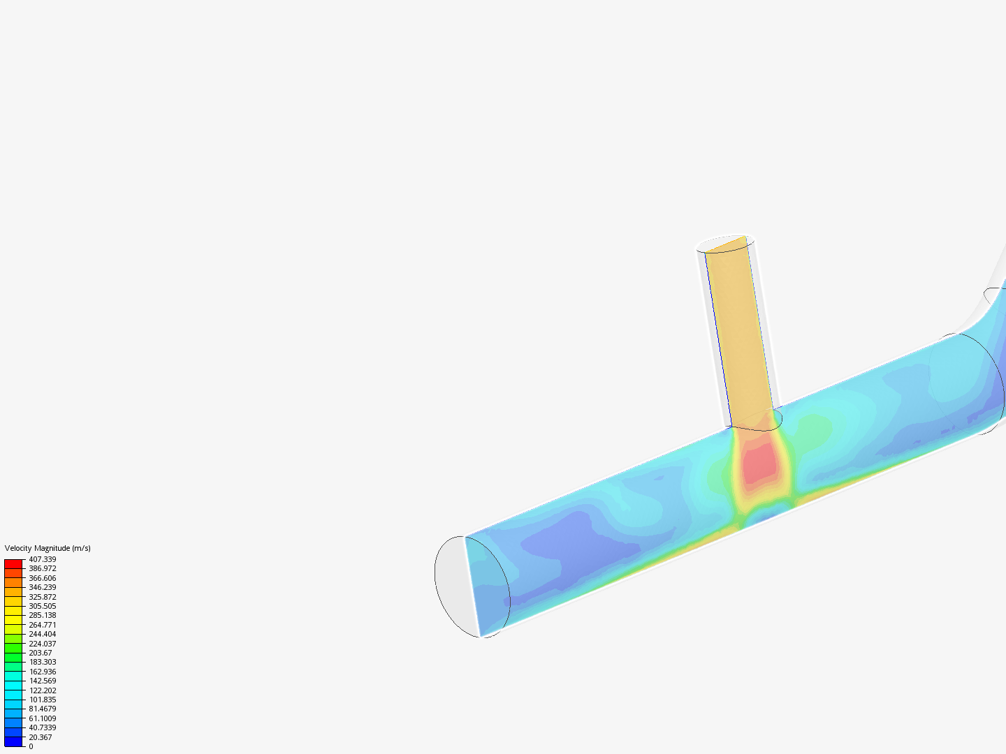Tutorial 2: Pipe junction flow - Copy by Paooo | SimScale